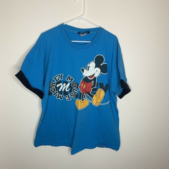 Disney | Shirts | Disney Originals Mens Lxl Light Blue Mickey Mouse ...